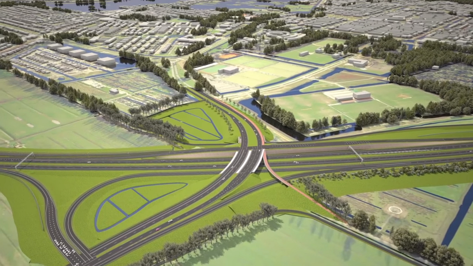 Nieuwe A16 bij Rotterdam gereed in 2024