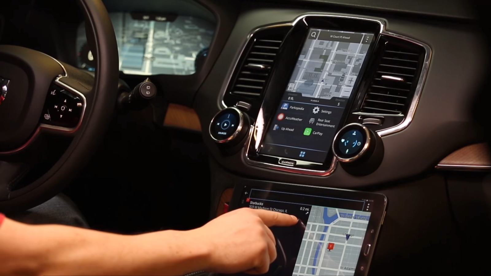 VIDEO: Toont Garmin hier het dashboard van de nieuwe Volvo V60?
