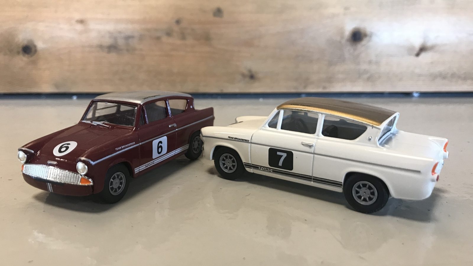 AutoRAI in Miniatuur: The Broadspeed Racing Anglia’s