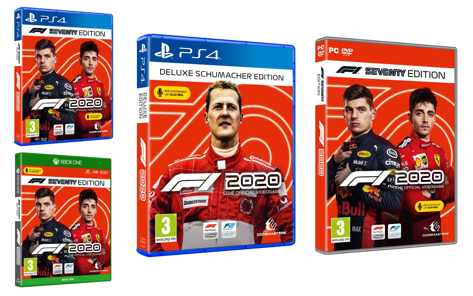 Olav Mol spreekt Nederlands commentaar in voor racegame F1 2020