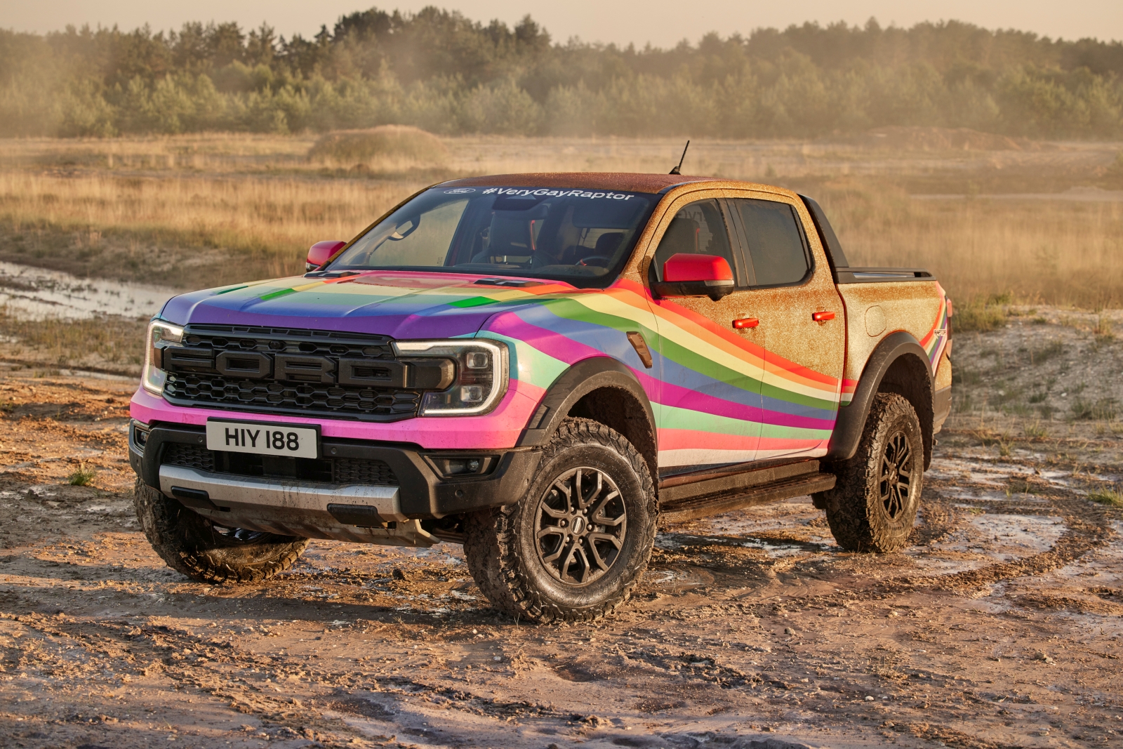 Nieuwe Ford Ranger Raptor maakt Europees dynamisch debuut op Goodwood