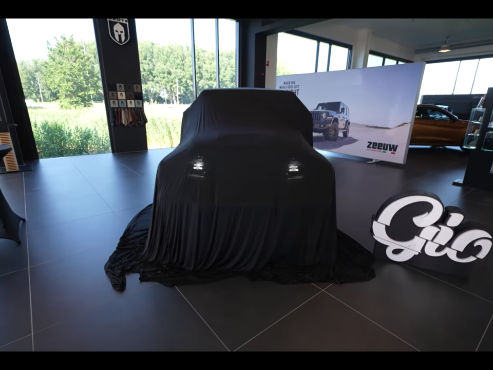 Dit is de nieuwe auto van YouTuber Gio (23)