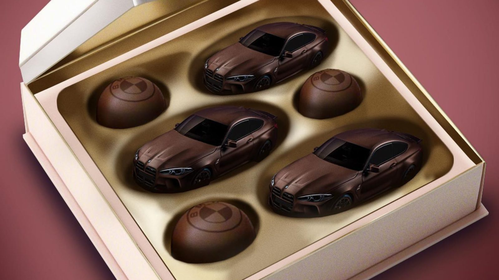 Mmm lekker: chocolade BMW M4’s met karamelvulling