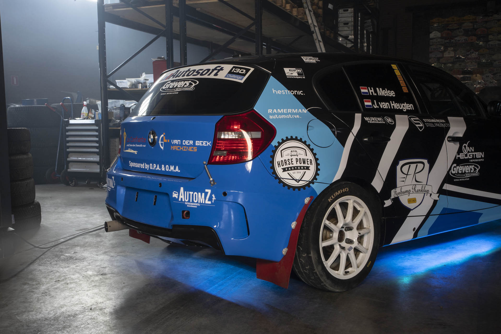 Autoportret: de BMW 130i Challenge Rallyauto van Hank
