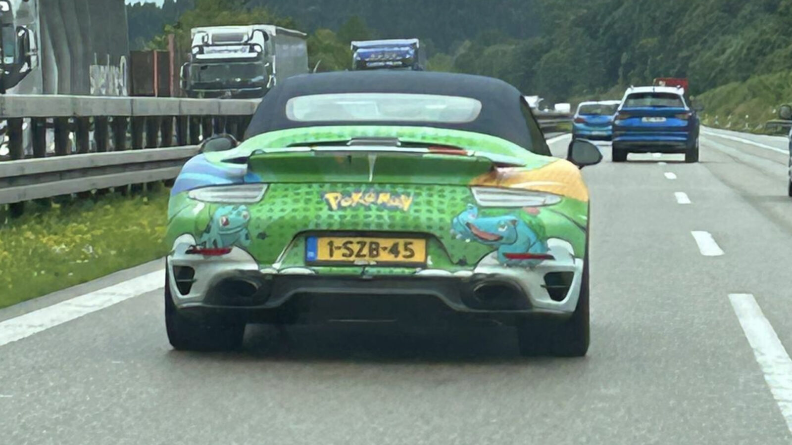 Betrapt: een Porsche 911 ‘Pokémon Edition’