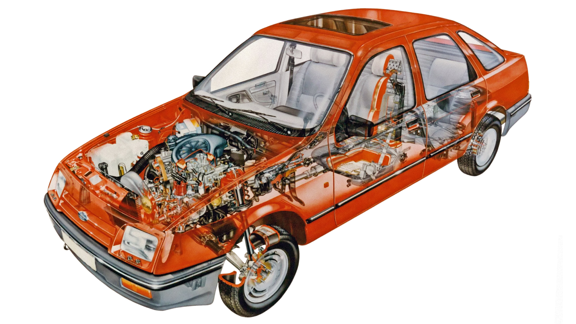 Gespot: een Ford Sierra 2.3 Ghia uit 1983 - AutoRAI.nl