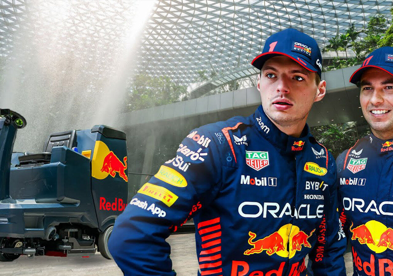 Max Verstappen blijkt uitstekende schoonmaker