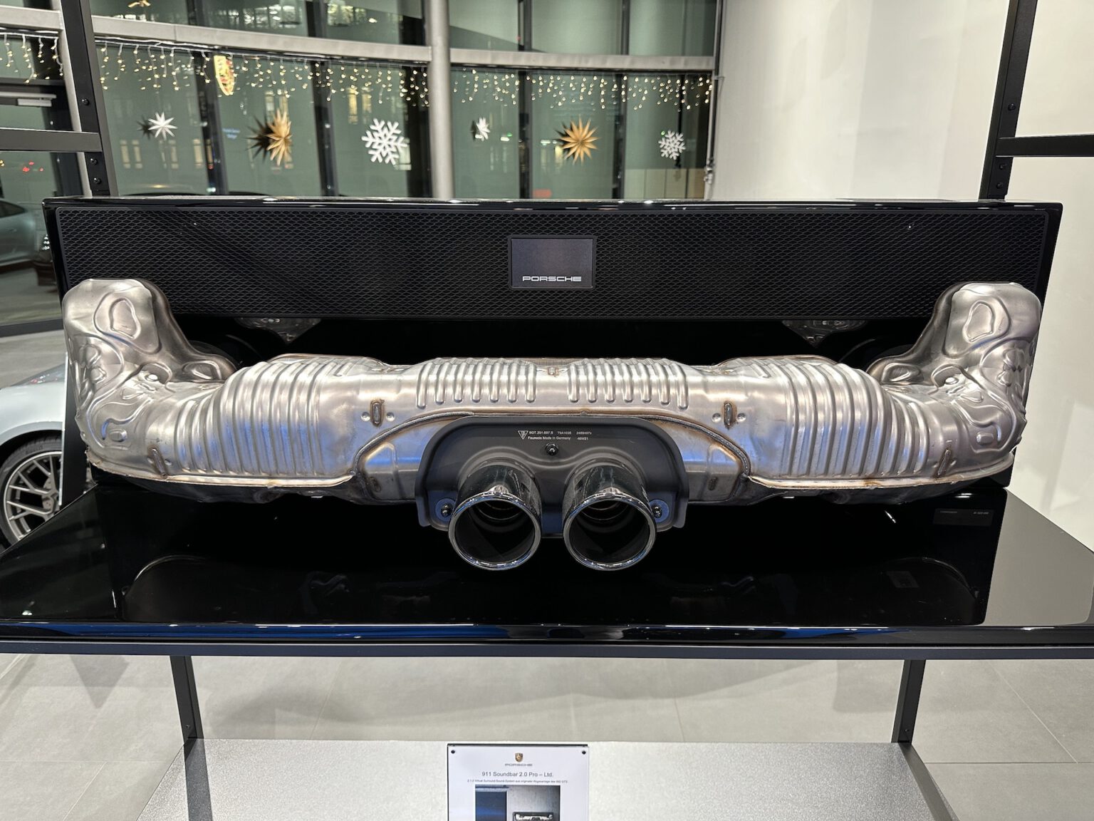 Deze Porsche 911 Soundbar 2.0 Pro wil je hebben!