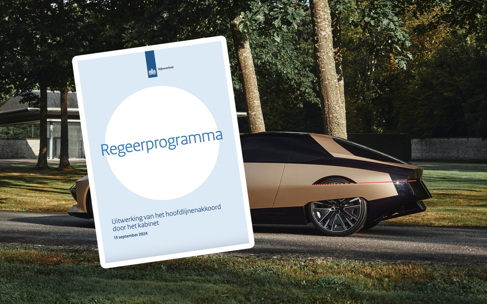 Regeerprogramma kabinet-Schoof: plannen rondom wegverkeer