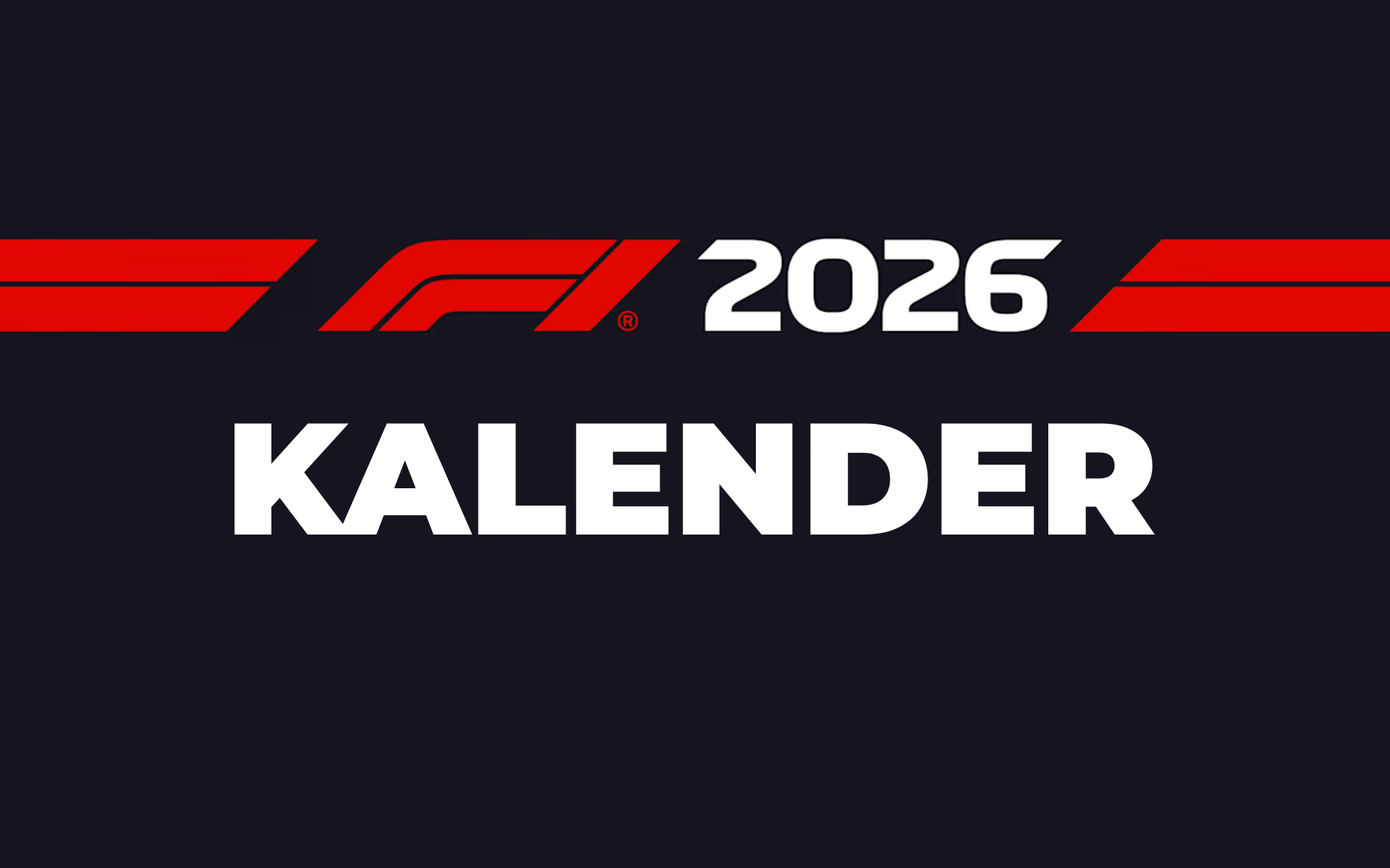 Formule 1 kalender 2026: dit zijn alle 24 races!
